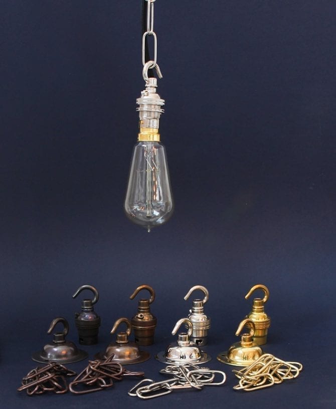 How To Style Industrial Light Bulb Holders