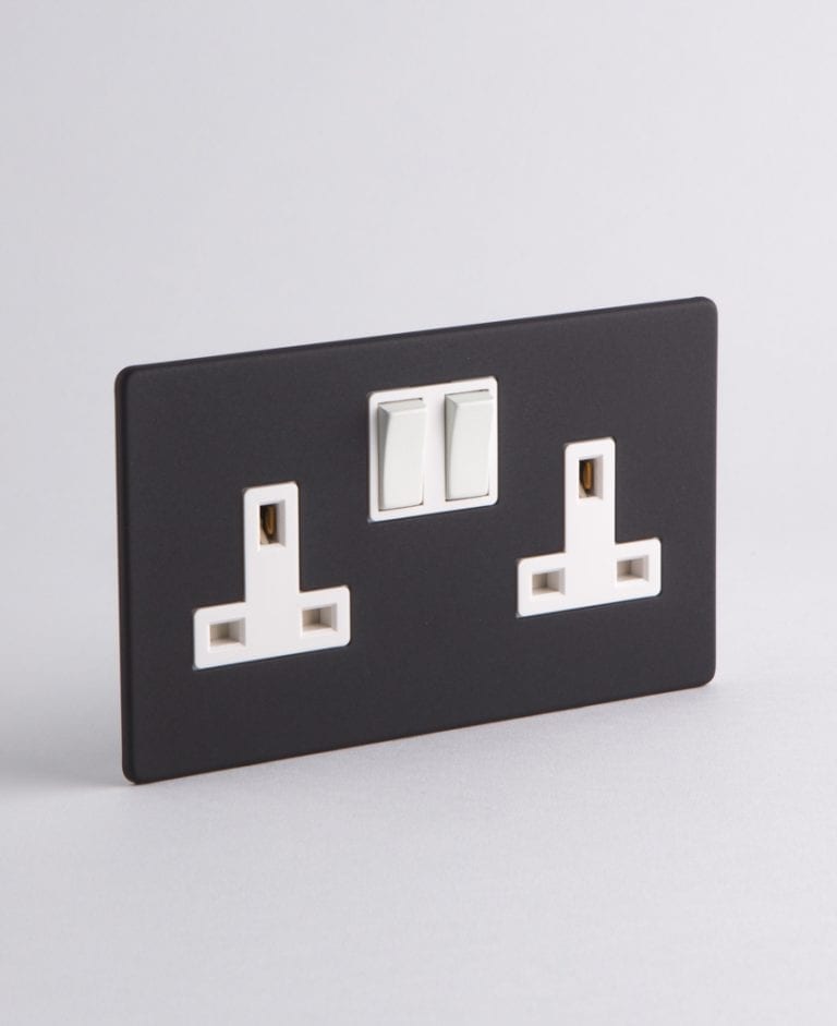 Black Double Socket | Dowsing & Reynolds