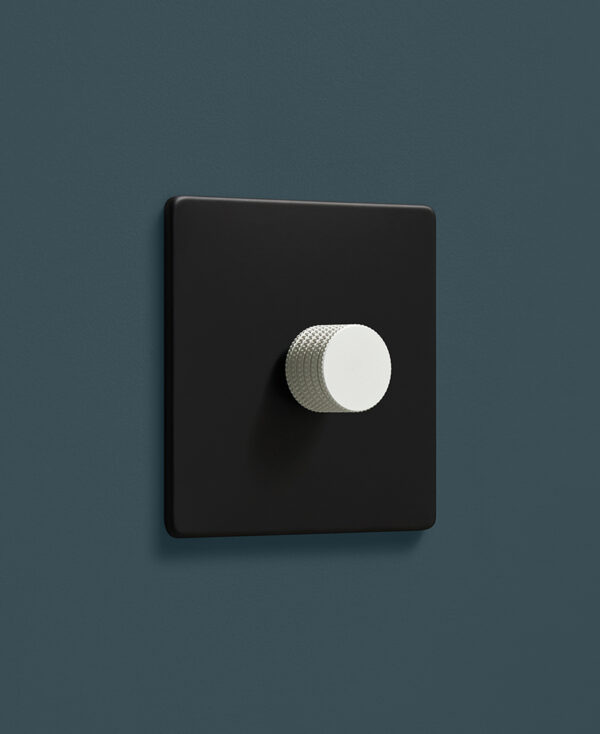 Black Dimmer Switch - Designer Dimmer Switch Single Black