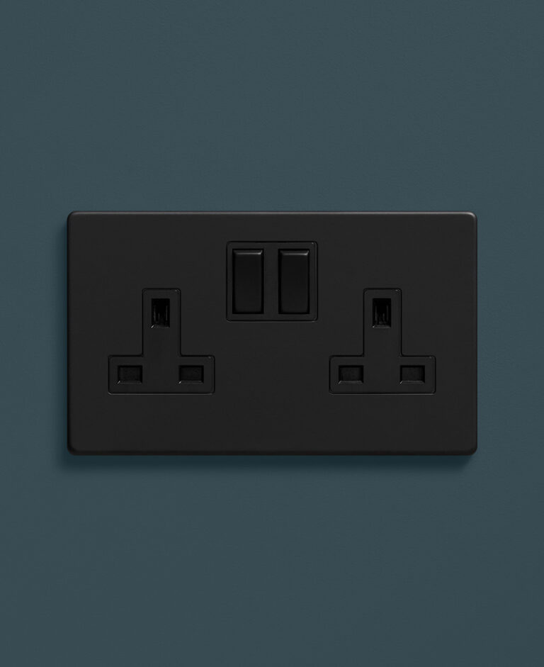 Black Double Socket | Dowsing & Reynolds