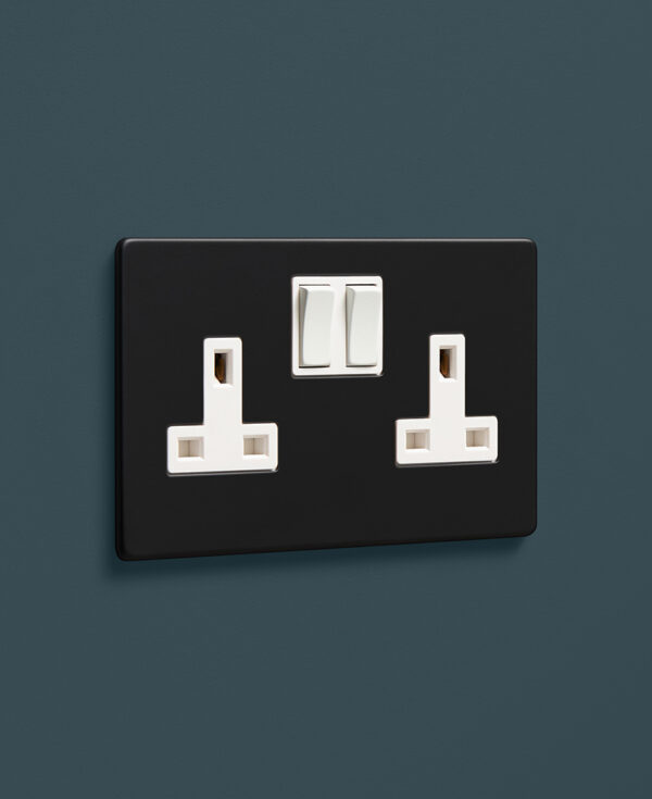 Black Double Socket | Dowsing & Reynolds