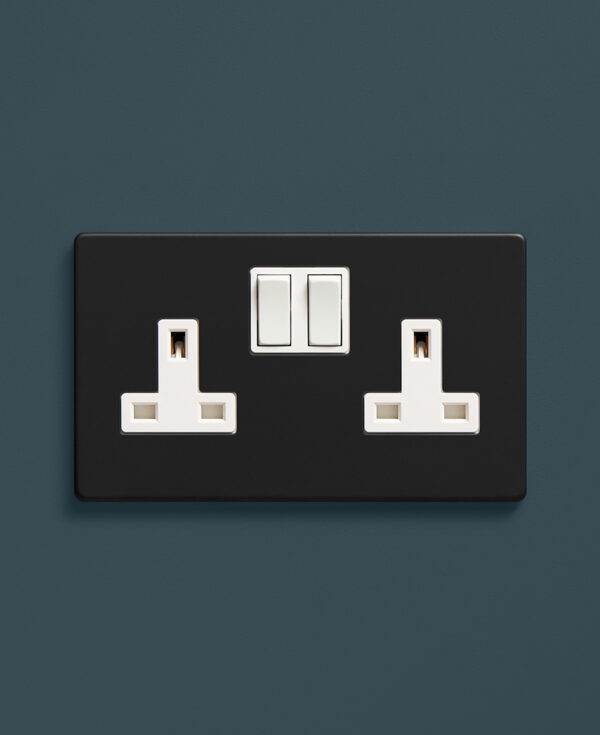 Black Double Socket | Dowsing & Reynolds