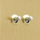 Toggle Light Switches - Gold Double Toggle Switch