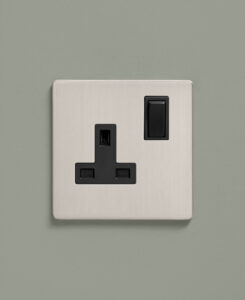 Silver Sockets | Single Plug Socket | Dowsing & Reynolds