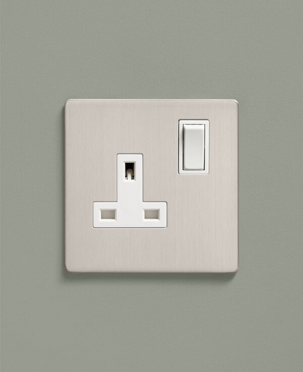 Silver Sockets | Single Plug Socket | Dowsing & Reynolds