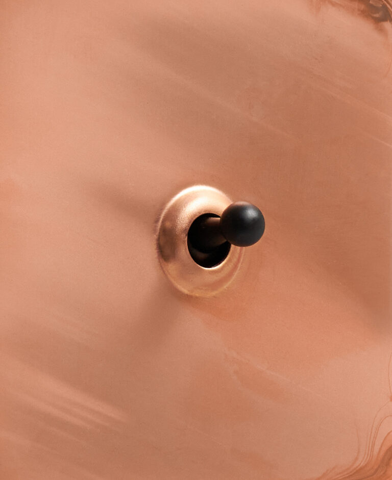 Modern Light Switches - Copper Single Toggle Switch
