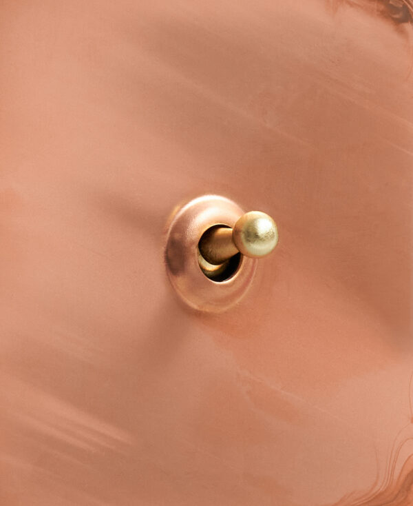 Modern Light Switches - Copper Single Toggle Switch
