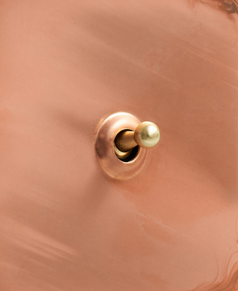 Modern Light Switches - Copper Single Toggle Switch