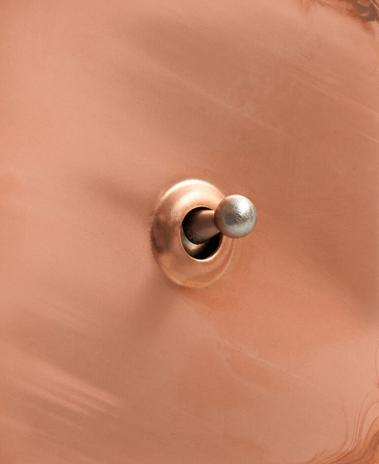Modern Light Switches - Copper Single Toggle Switch