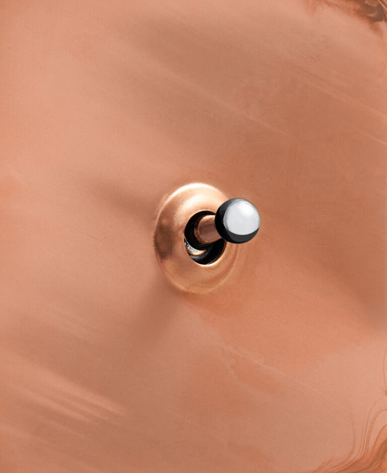 Modern Light Switches - Copper Single Toggle Switch