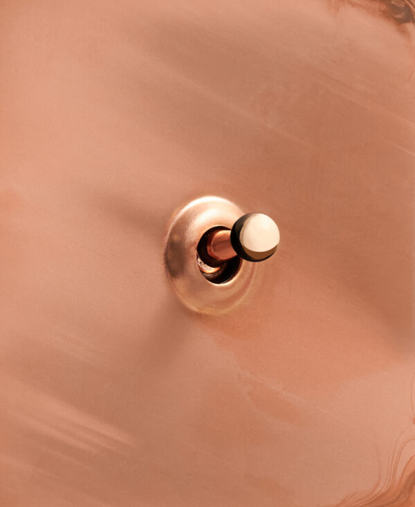 Modern Light Switches - Copper Single Toggle Switch