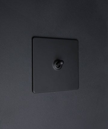 Black Sockets Industrial Style Dimmers, Toggles and Switches