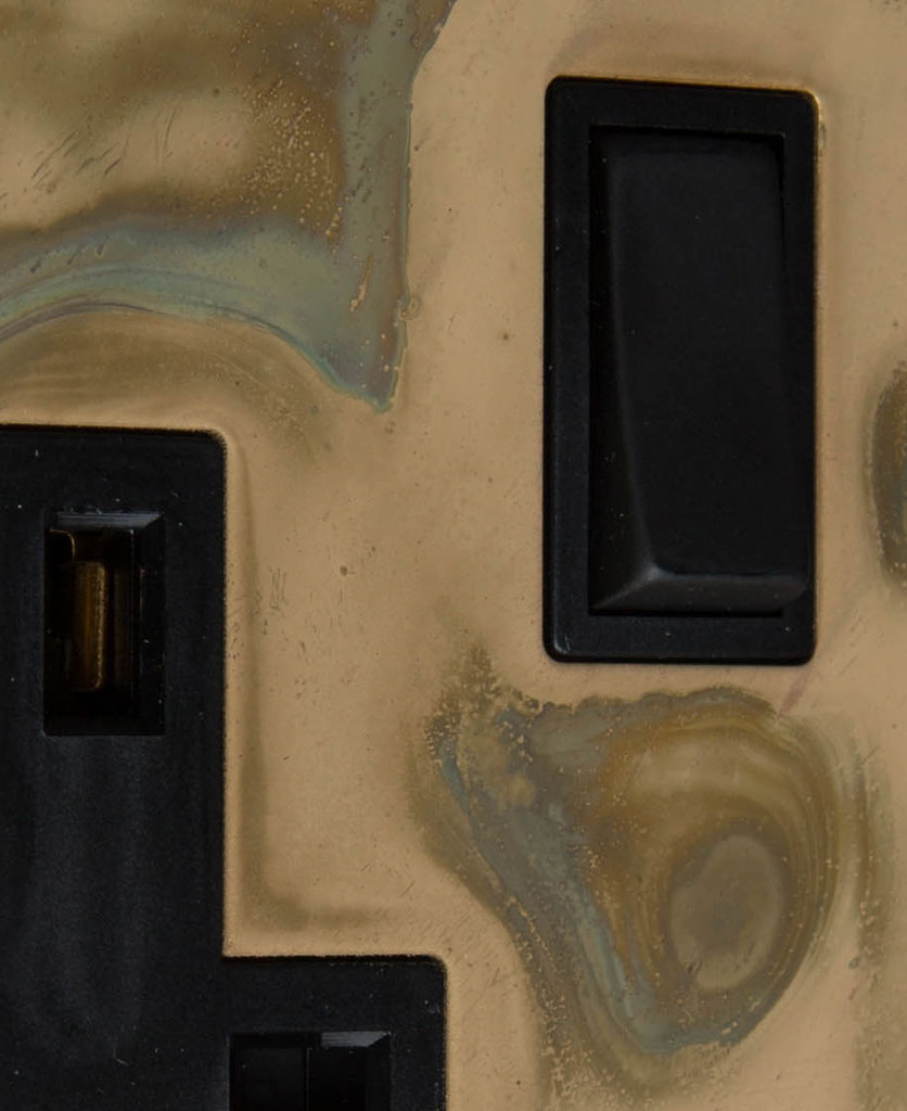 Smoked Gold Switches, Sockets, Dimmers & Toggles