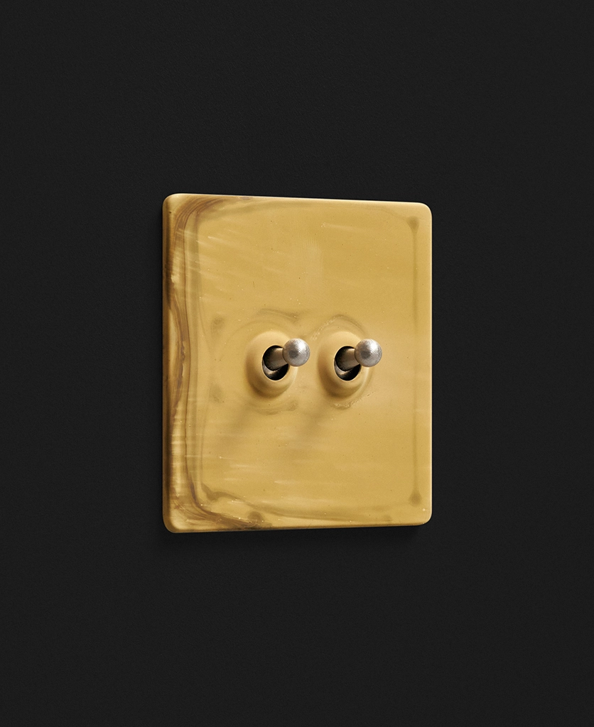 Toggle Switches - Smoked Gold Double Toggle Switch