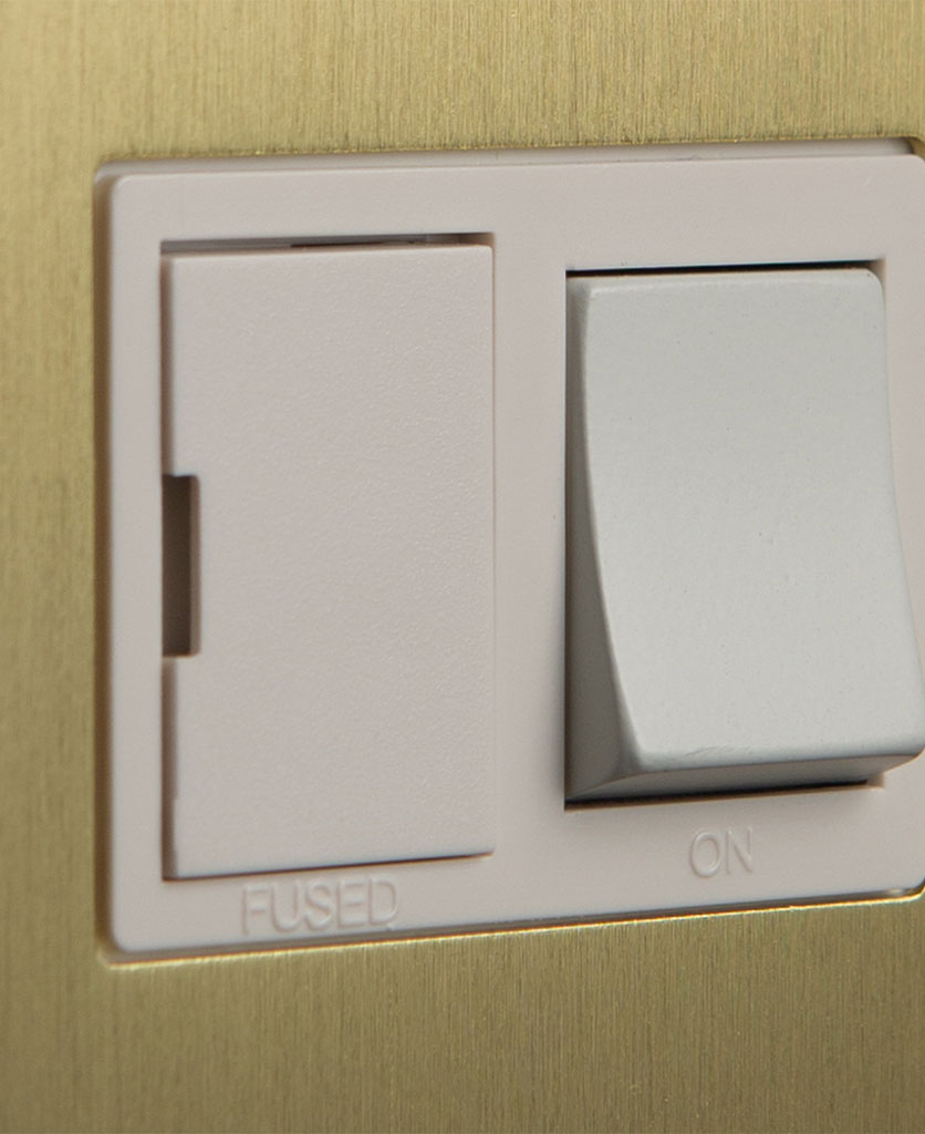 Gold Fused Spur Switch with Black or White Inserts