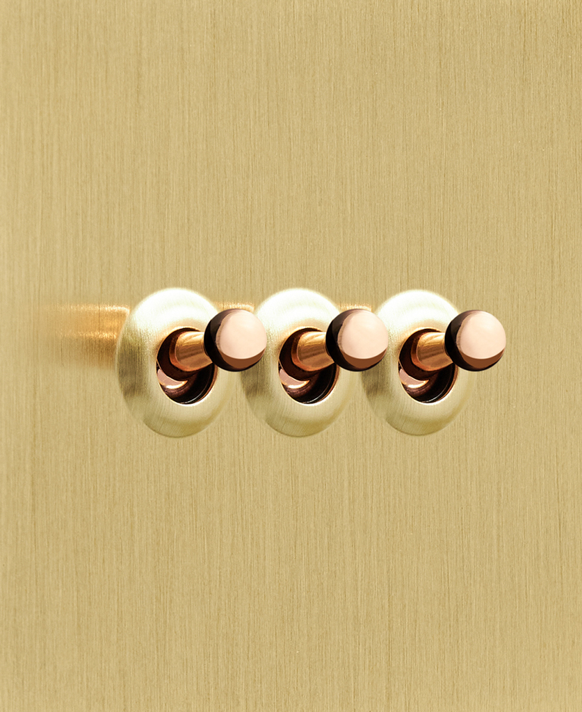 Brass Toggle Light Switches | Dowsing & Reynolds