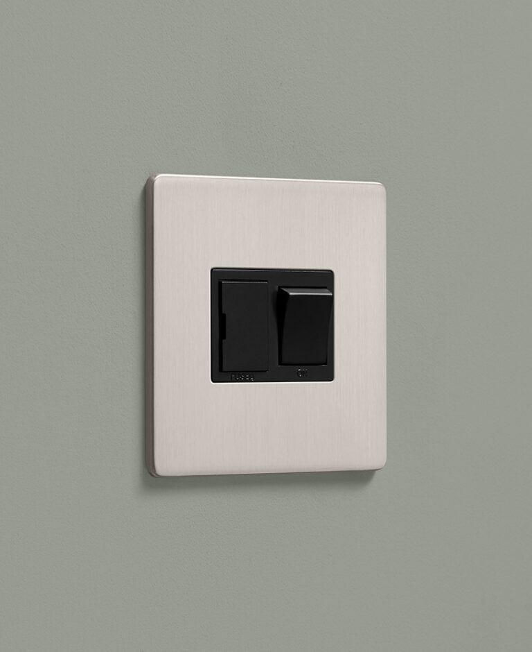 Fused Spur Switch Silver with Black Or White Inserts