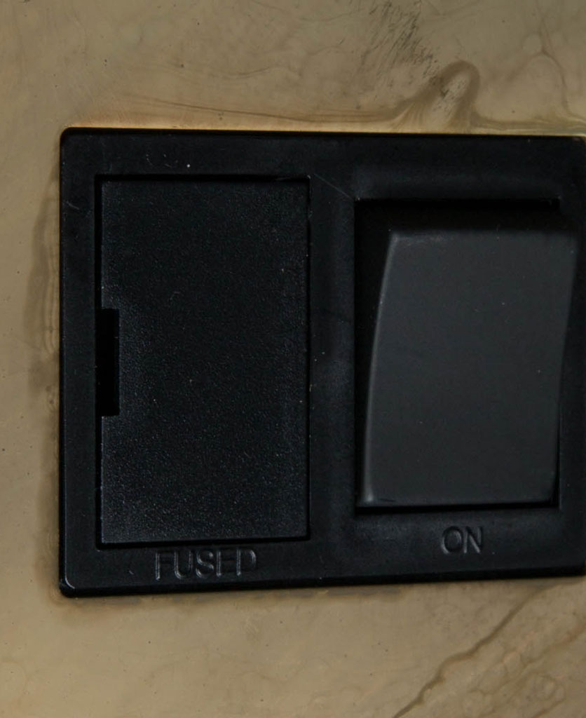 Smoked Gold Fused Spur Switch with Black or White Insert