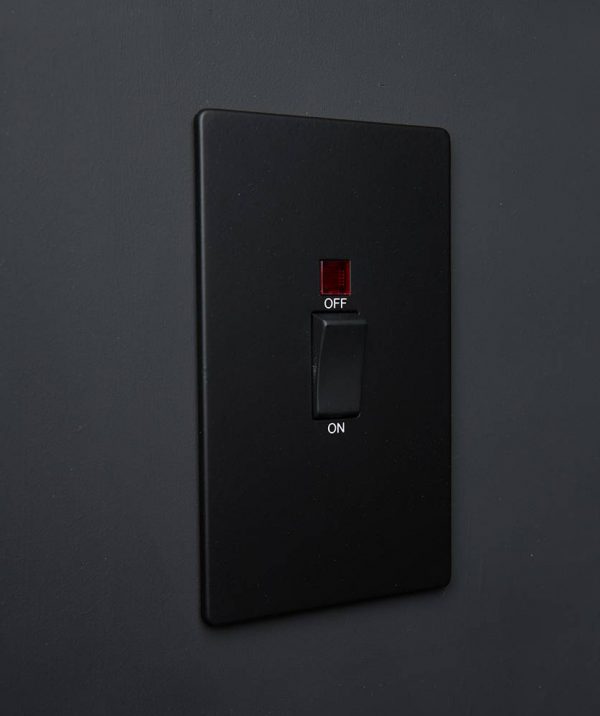 Black Sockets Industrial Style Dimmers, Toggles and Switches