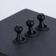 240v Toggle Switch - Black Triple Toggle Switch