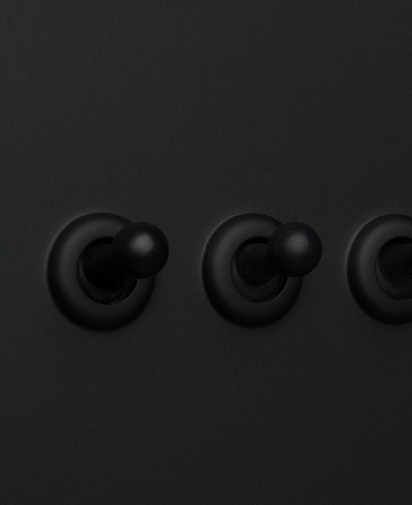 Black Light Switches & Black Plug Sockets | Dowsing & Reynolds