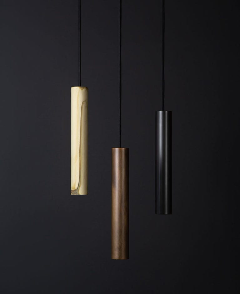 Tube Pendant Light - Steel Baton Spotlight Pendants