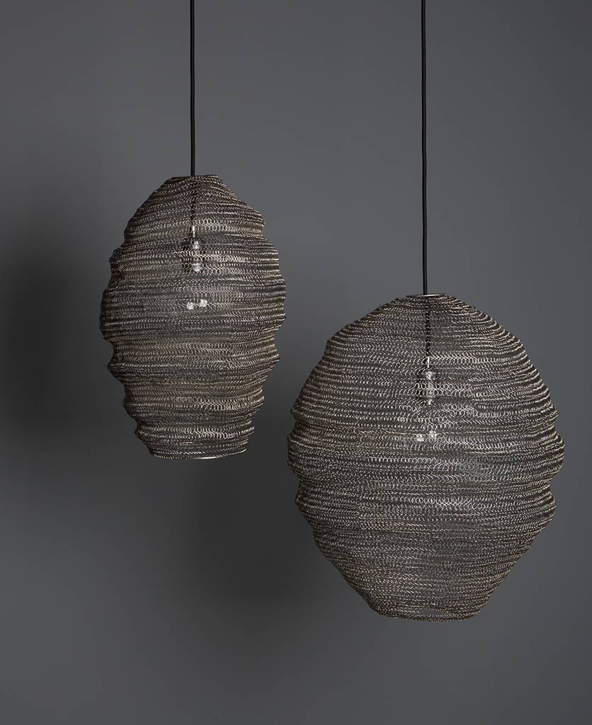 Wire Mesh Pendant Light 3 Light