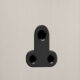 Round 3 Pin Socket 5 Amp Silver with Black or White Insert