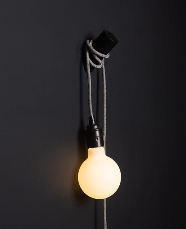 Plug in Wall Lamp with Peg | Industrial Lighting