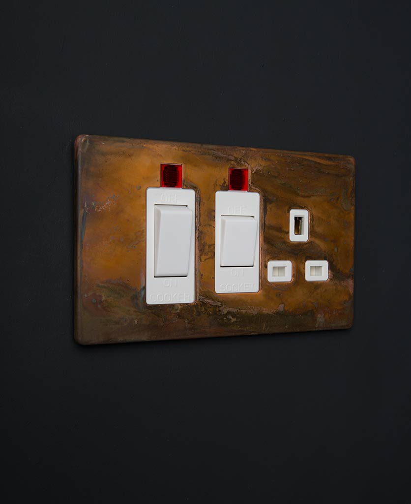 Copper Plug Sockets & Switches | Dowsing & Reynolds