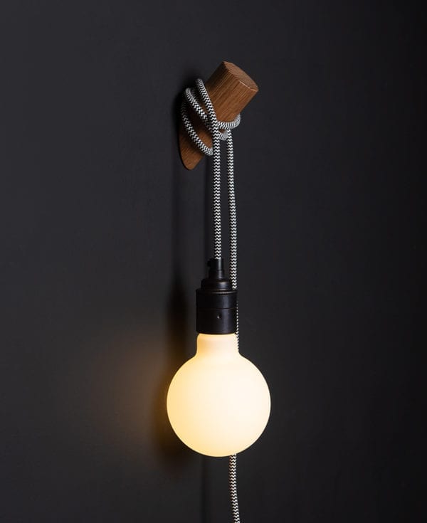 Plug in Wall Lamp with Peg | Industrial Lighting