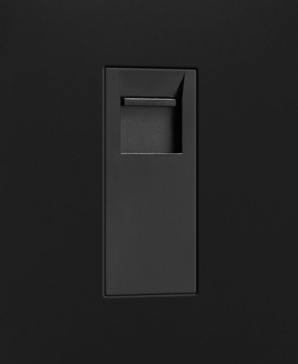 Black Single Data Port Socket with Black or White Inserts