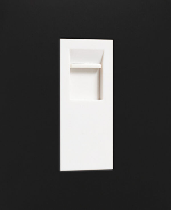 Black Single Data Port Socket with Black or White Inserts