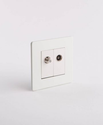 White Switches, Sockets, Dimmers & Toggles Industrial Style