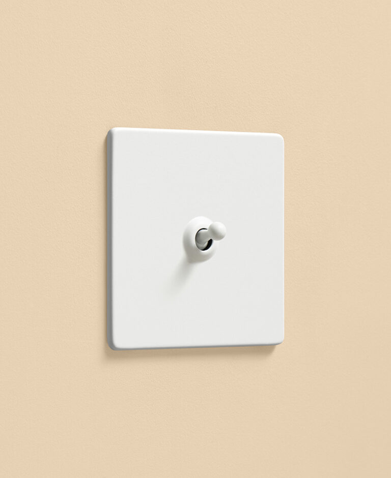 Toggle-Switches White - Single Toggle Light Switch