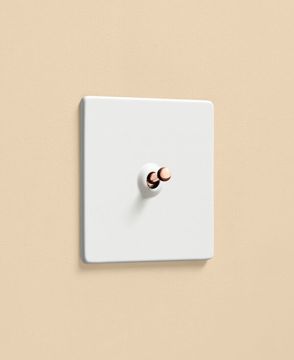 Toggle-Switches White - Single Toggle Light Switch