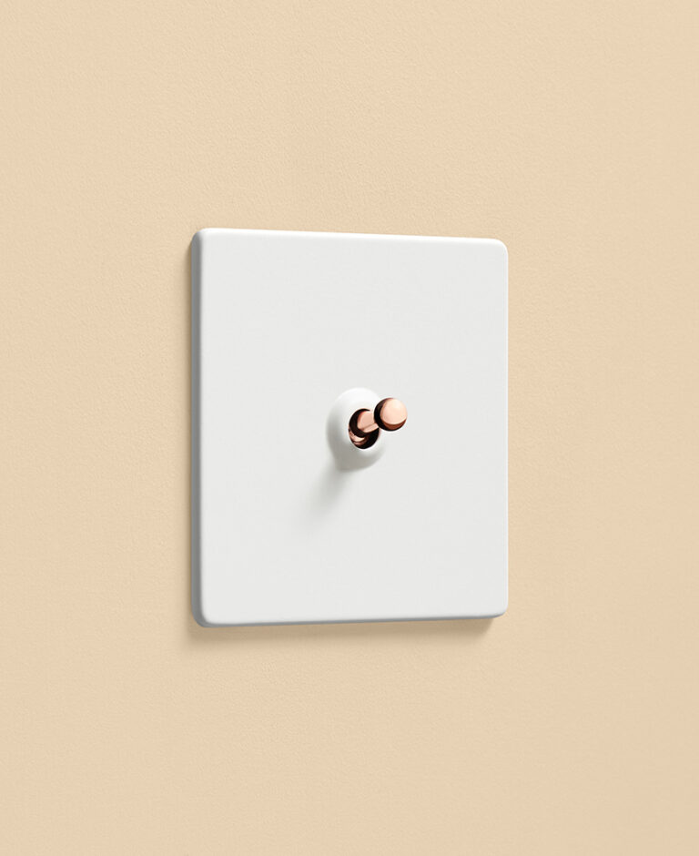 Toggle-Switches White - Single Toggle Light Switch