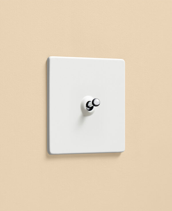 Toggle-Switches White - Single Toggle Light Switch
