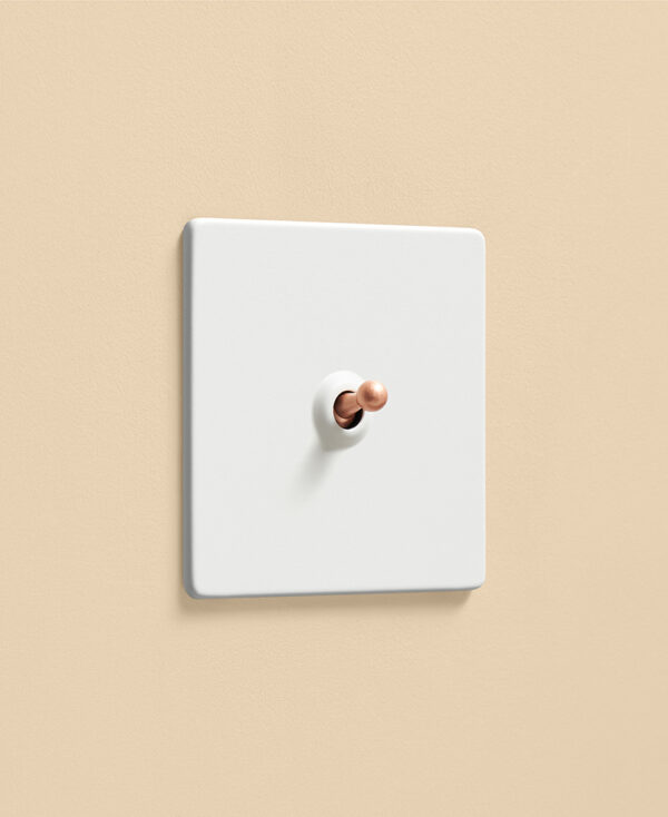 Toggle-Switches White - Single Toggle Light Switch
