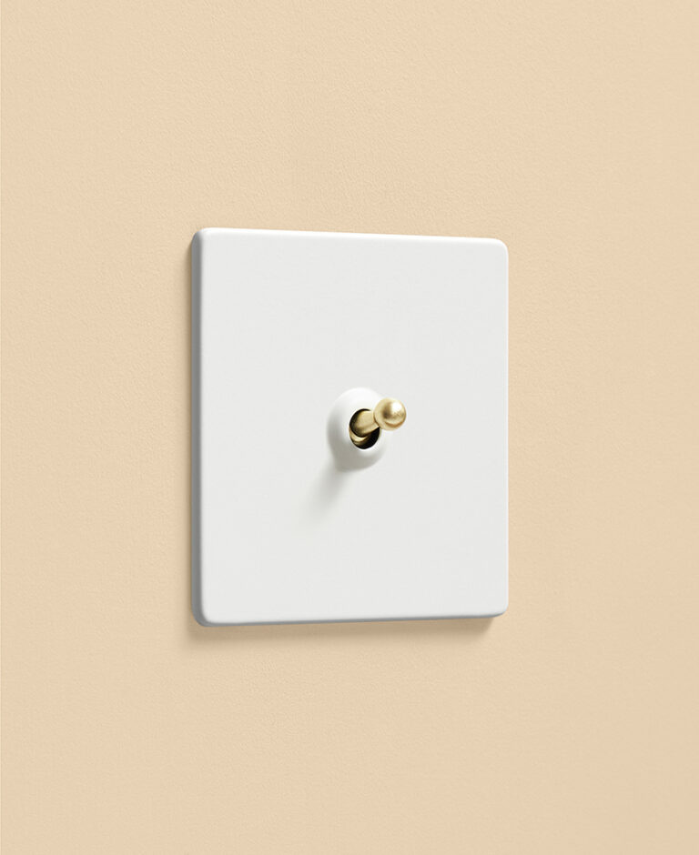 Toggle-Switches White - Single Toggle Light Switch