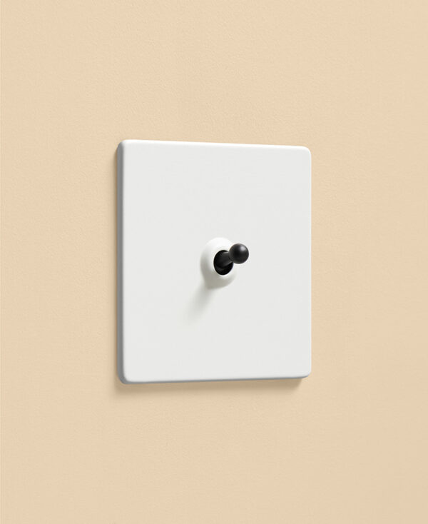 Toggle-Switches White - Single Toggle Light Switch