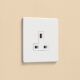 Wall Plug Socket White | Buy Now | Dowsing & Reynolds