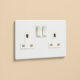 White Double Plug Sockets | Dowsing & Reynolds