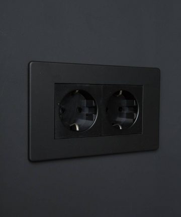 Black Sockets Industrial Style Dimmers, Toggles and Switches