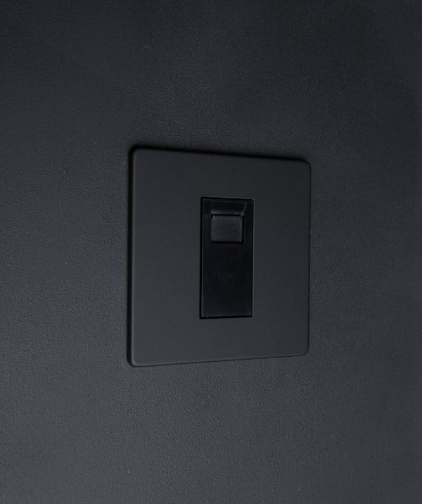 Black Sockets Industrial Style Dimmers, Toggles and Switches