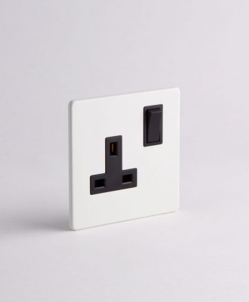 White Switches, Sockets, Dimmers & Toggles Industrial Style