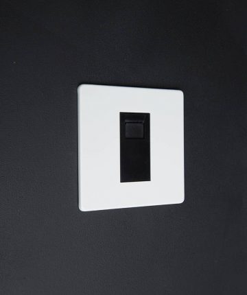 White Switches, Sockets, Dimmers & Toggles Industrial Style