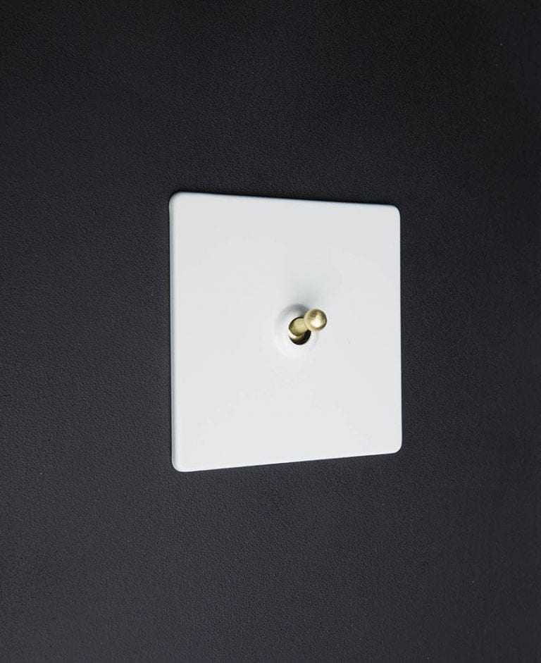 Toggle-Switches White - Single Toggle Light Switch
