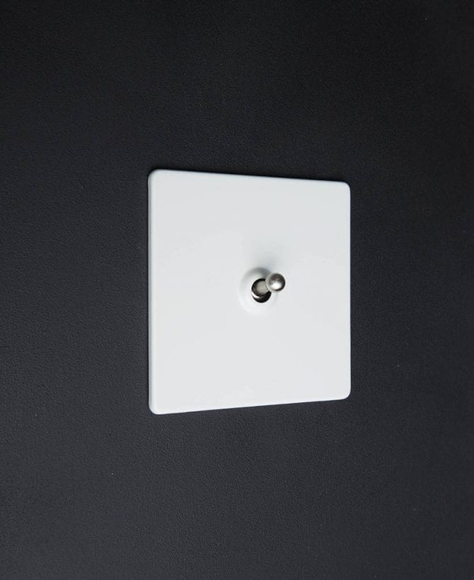 Toggle-Switches White - Single Toggle Light Switch