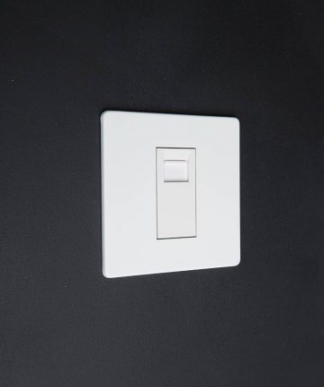 White Switches, Sockets, Dimmers & Toggles Industrial Style